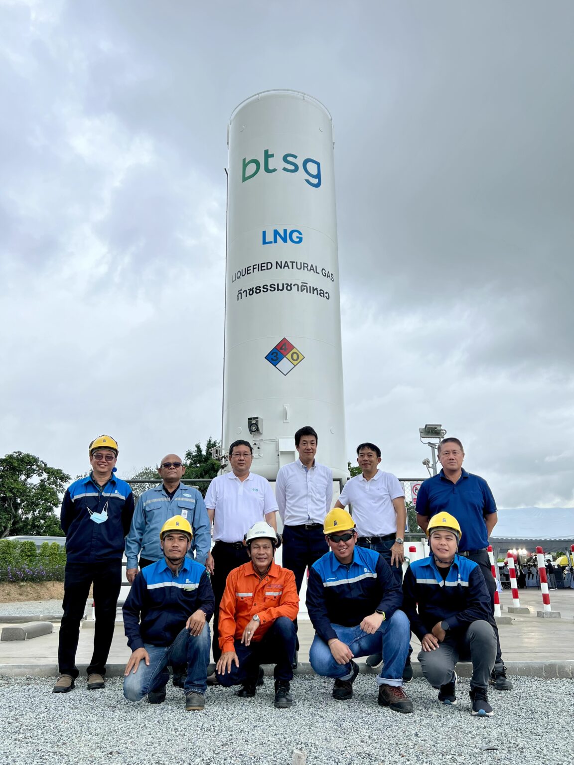 The LNG refueling station is operated by BTSG Company Limited, a joint ...
